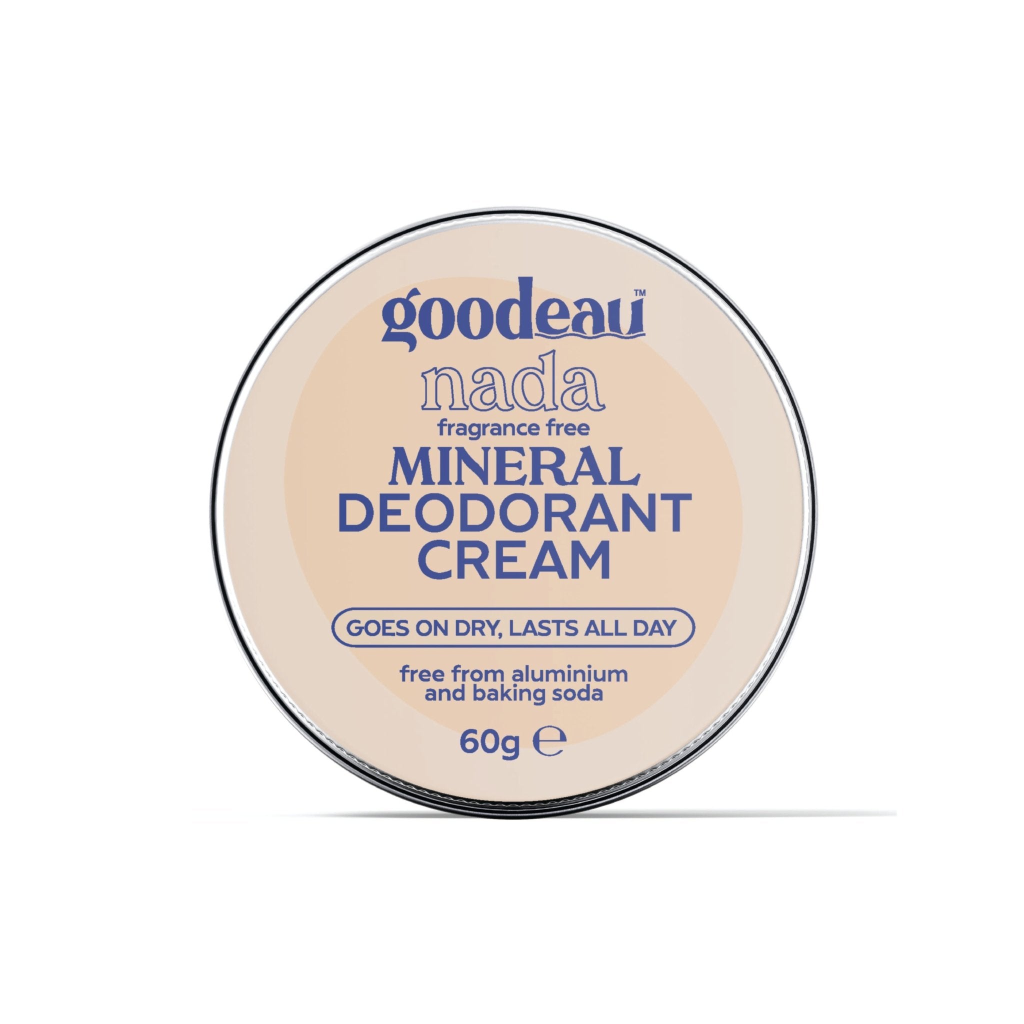 Bicarb Free Deodorant Cream 〰️ Goes on Dry, Lasts All Day 〰️ Nada – Goodeau
